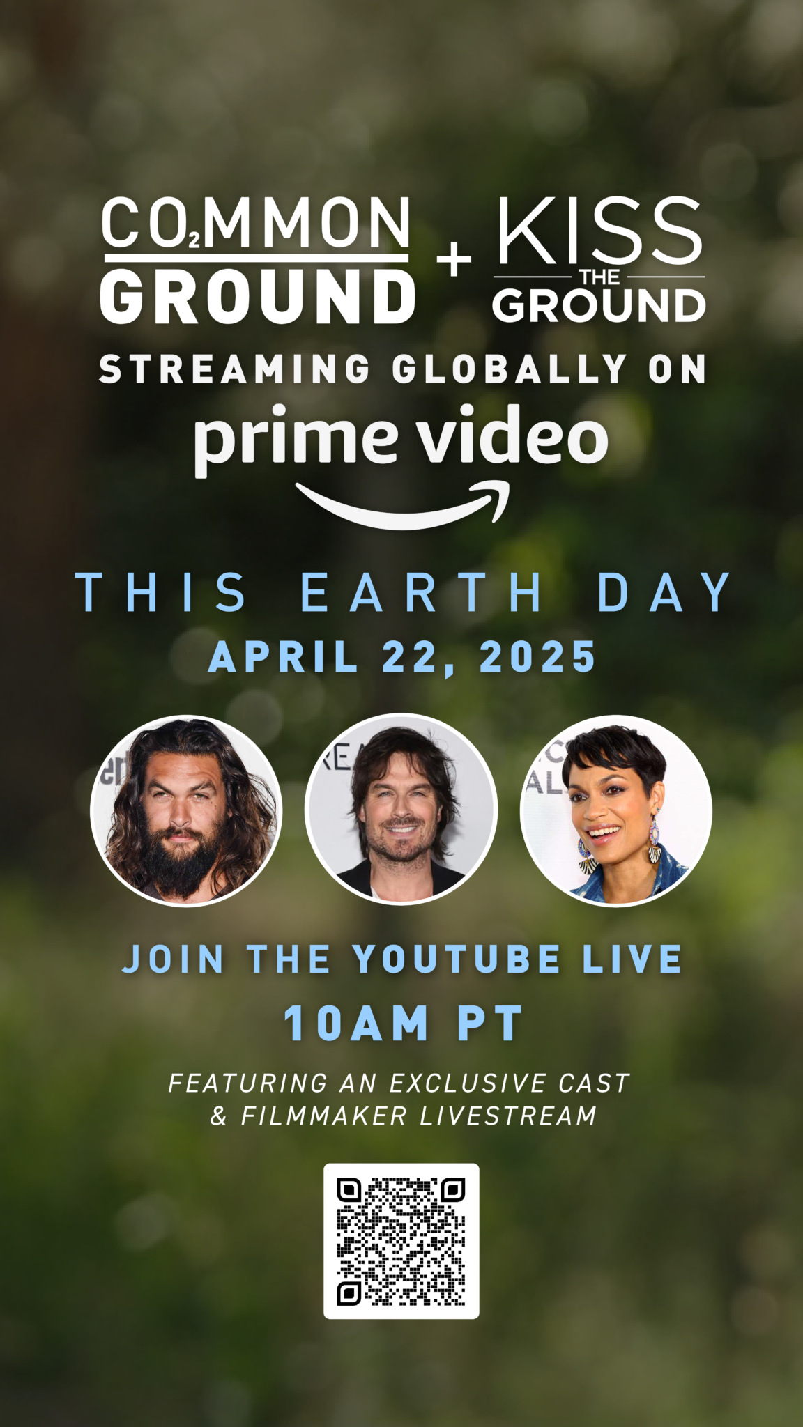 Earth Day 2025 - Global Prime Video Launch + Q&A - Common Ground Film